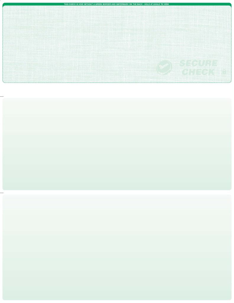 Laser Business Checks - Checks On Top - ABC Check Printing