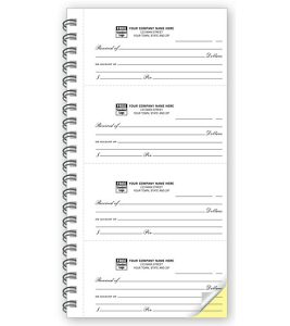 ABC 2-Part Carbonless Receipt Book – 4 Receipts per Page - ABC Check ...