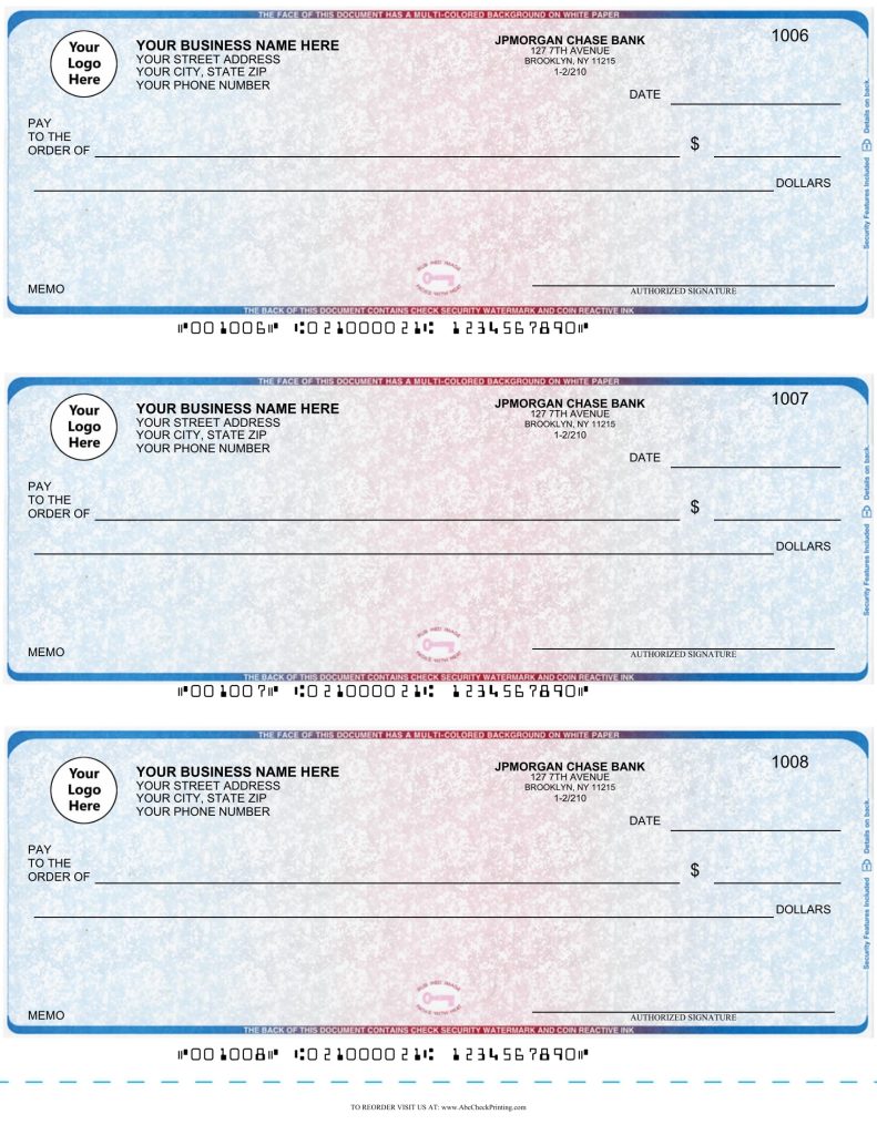 Laser 3 On a page - ABC Check Printing