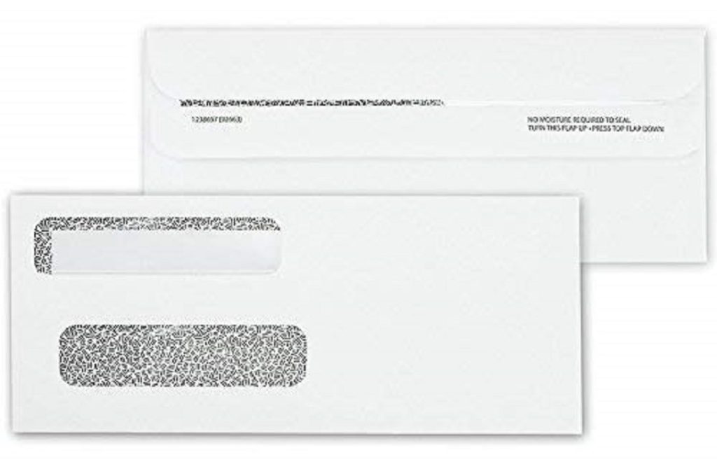 ABC Double Window Check Envelopes, Self-Seal - ABC Check Printing