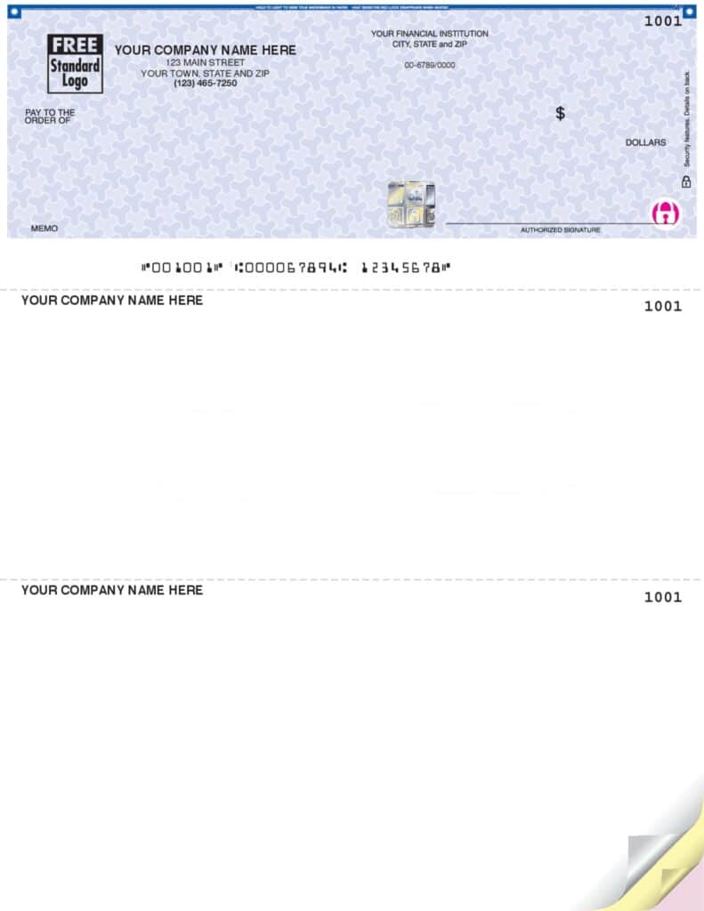 High Security Laser Top Check - ABC Check Printing