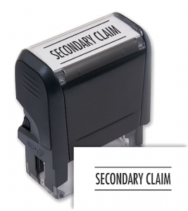 ABC Secondary Claim Stamp - Self Inking for Efficient Document ...